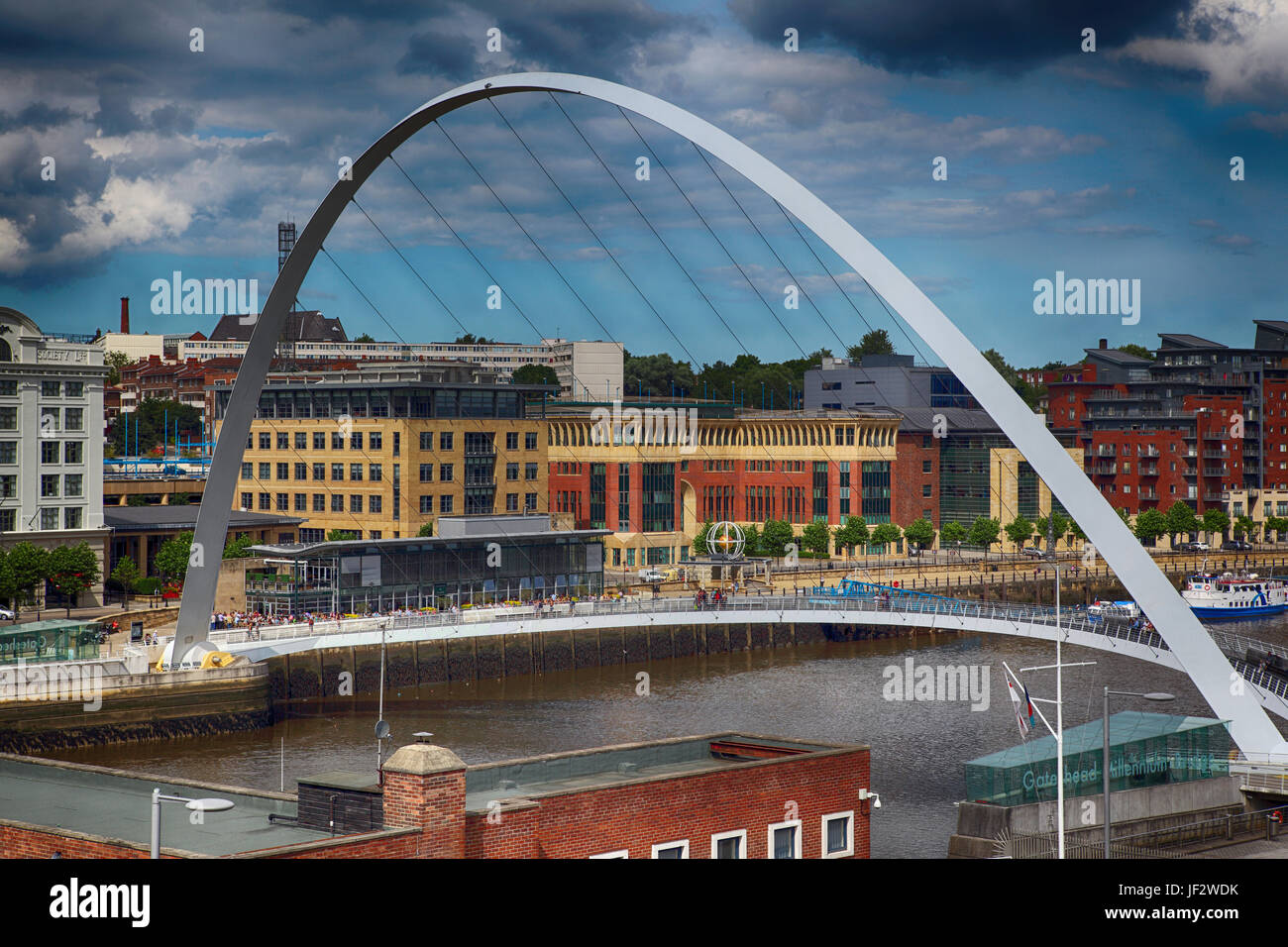 Millenium brucke hi-res stock photography and images - Alamy