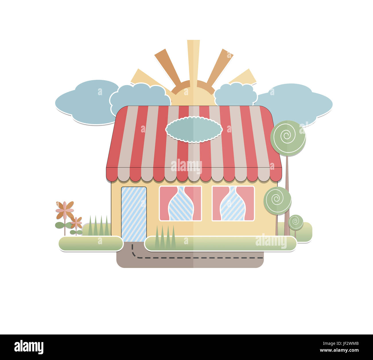 Bakery cartoon kids Cut Out Stock Images & Pictures - Alamy