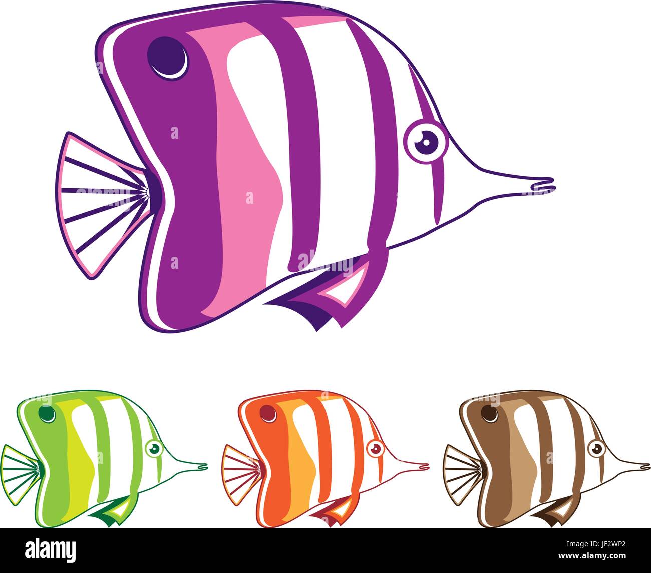 Purple coral tropical underwater Stock Vector Images - Alamy