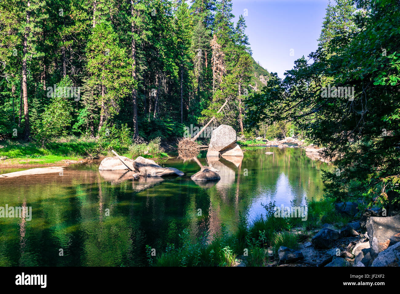 Half Moon Mountain, Yosemite, California, USA Stock Photo - Alamy