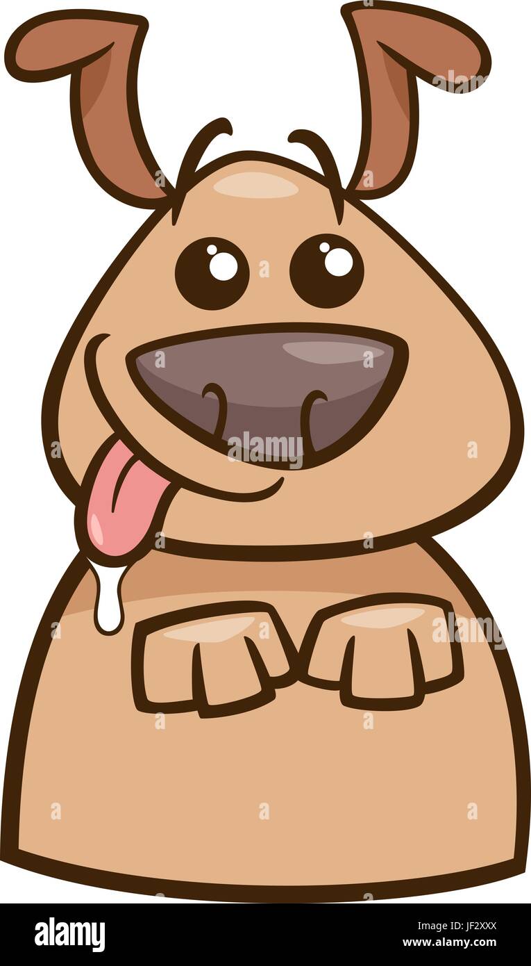 Greedy dog Stock Vector Images - Alamy