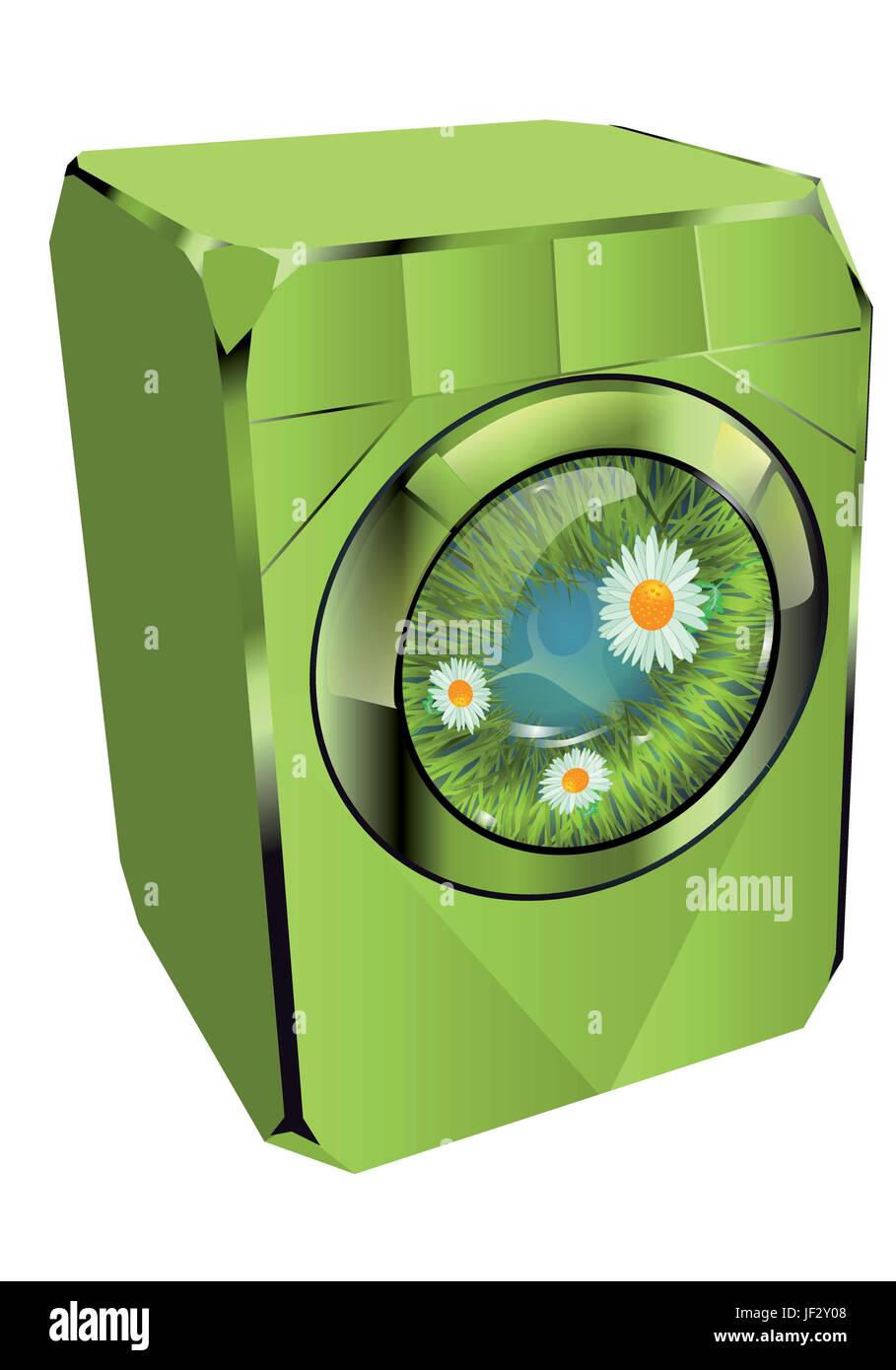 Washing grass Stock Vector Images - Alamy