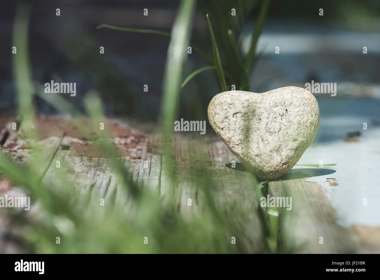 Stone heart shape Stock Photo - Alamy