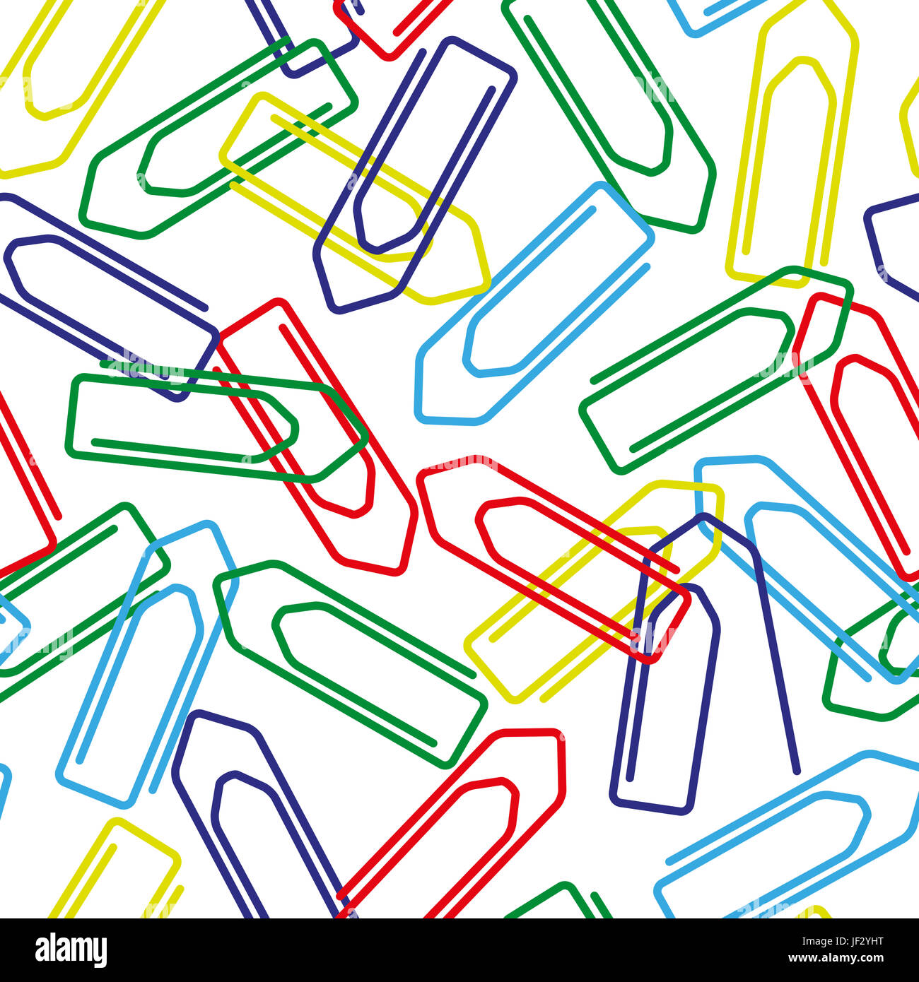 Decorative paper clips pattern hi-res stock photography and images - Alamy