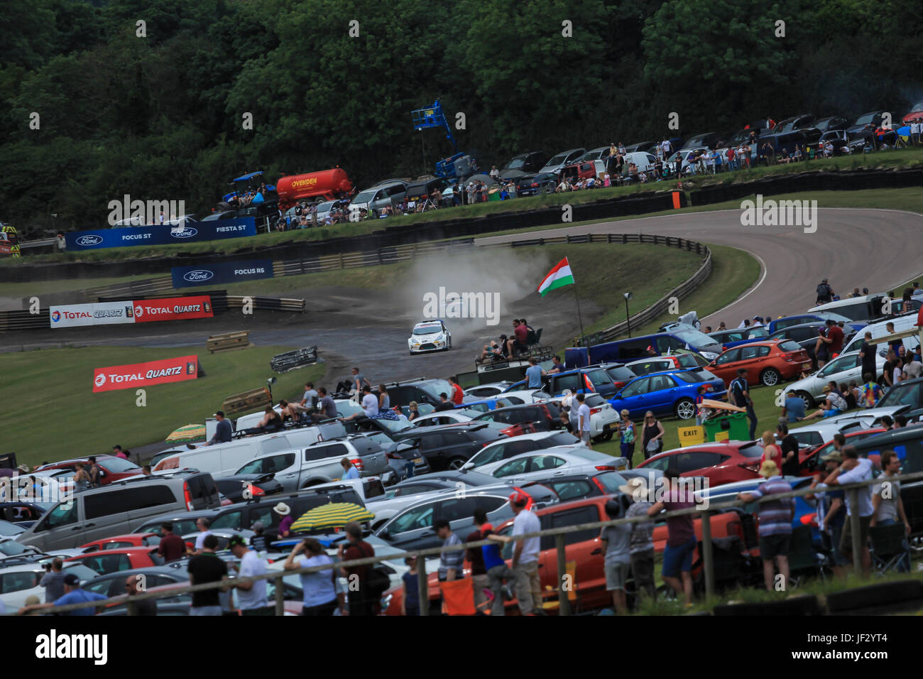 Lydden Hill Racing Circuit on the last day of the World Rally Cross to ...