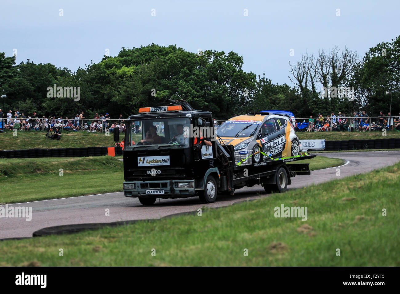 Lydden Hill Racing Circuit on the last day of the World Rally Cross to ...