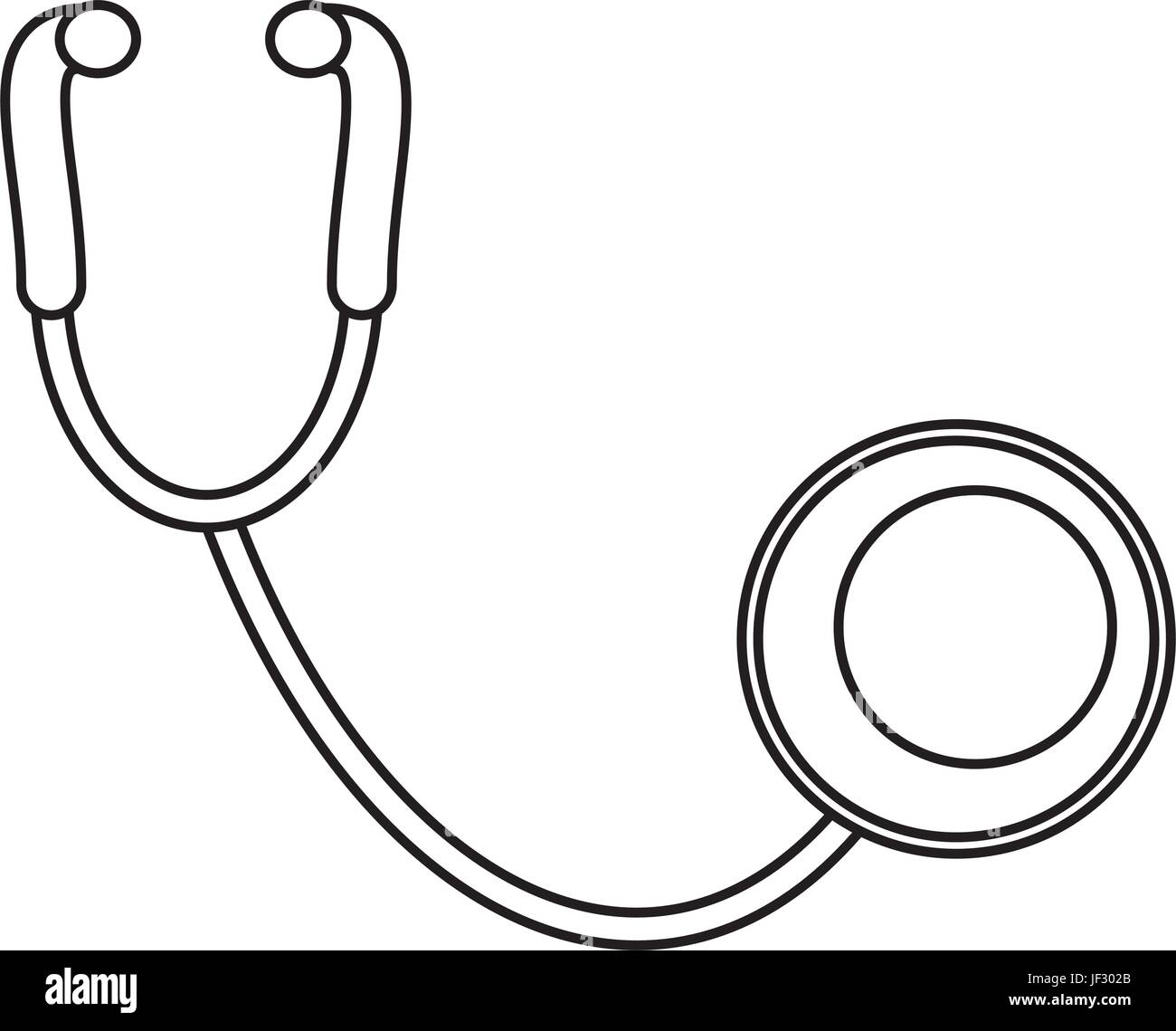 Stethoscope medical symbol Stock Vector Image & Art - Alamy