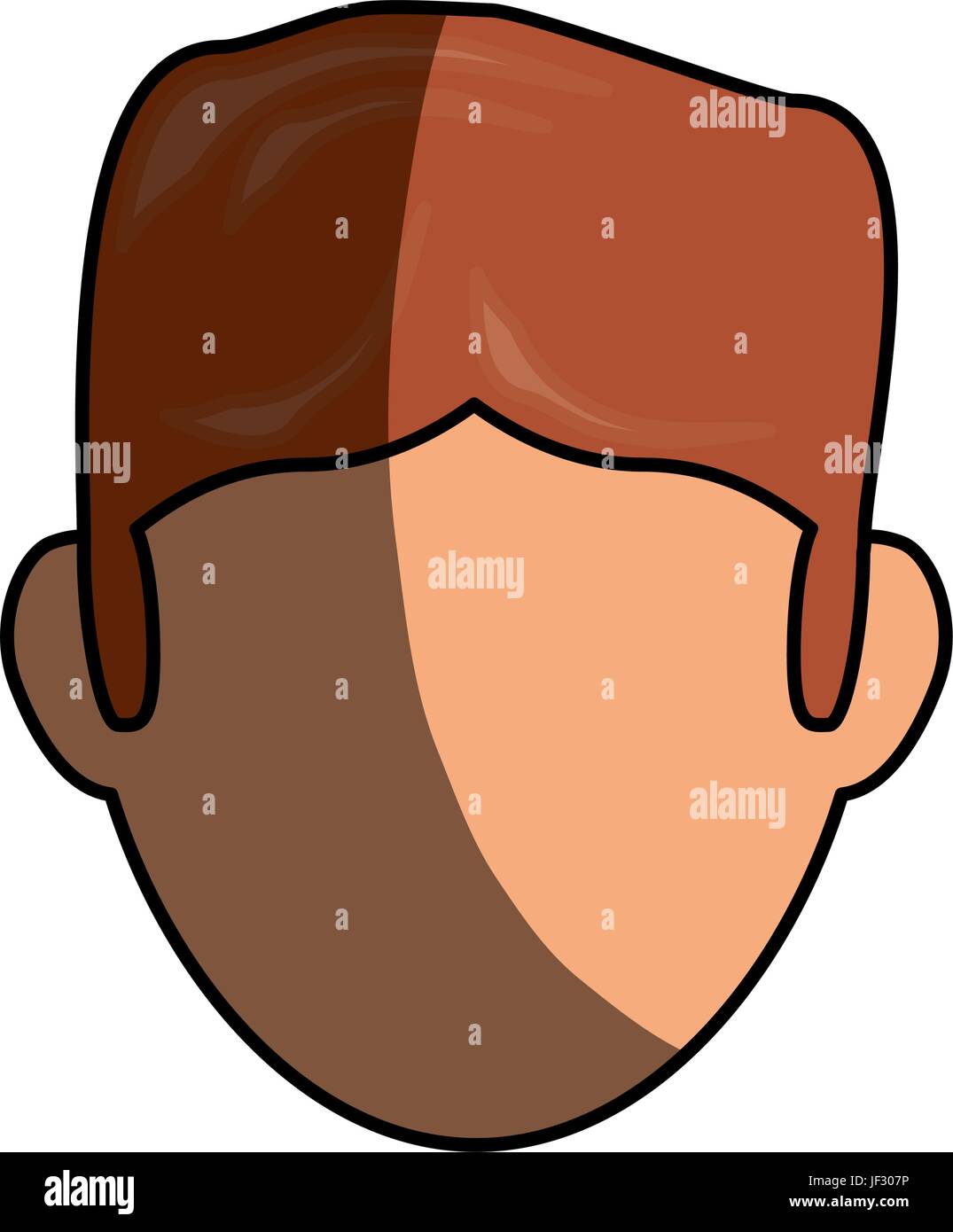 Guy faceless head Stock Vector Image & Art - Alamy