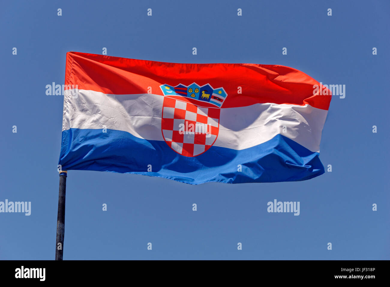 Flag of Croatia Stock Photo - Alamy
