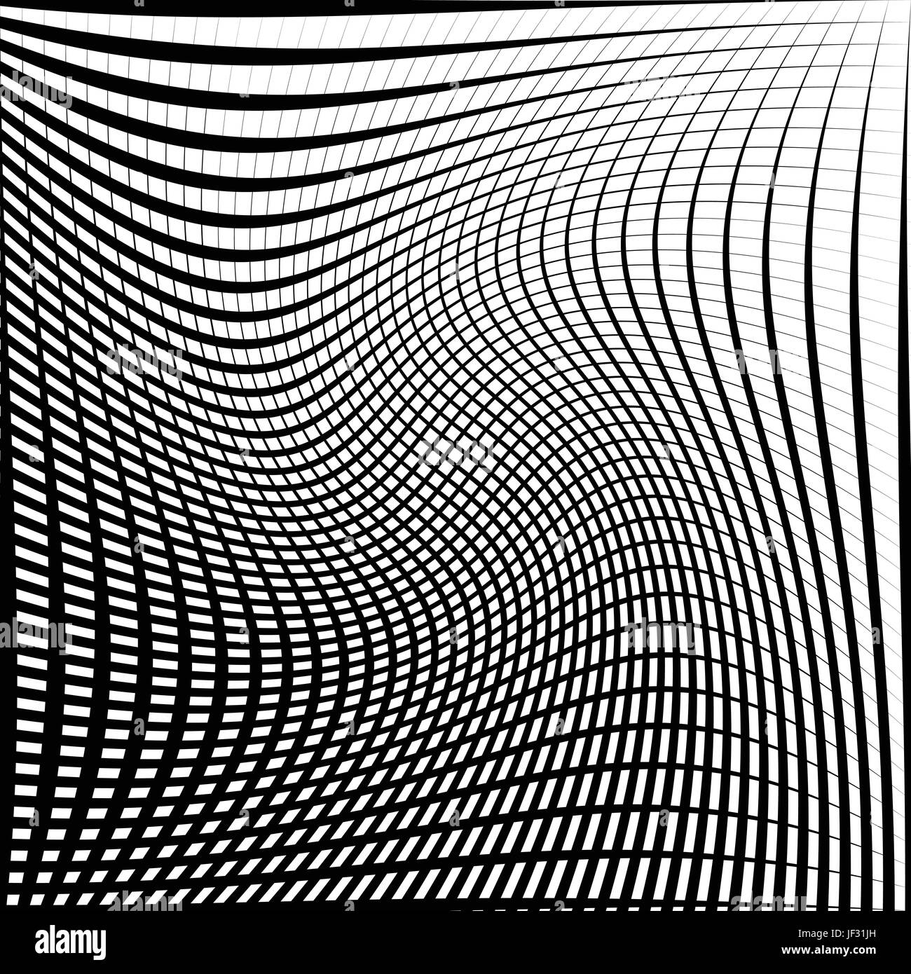 Geometric black and white texture. Mesh, grid pattern of lines Stock ...