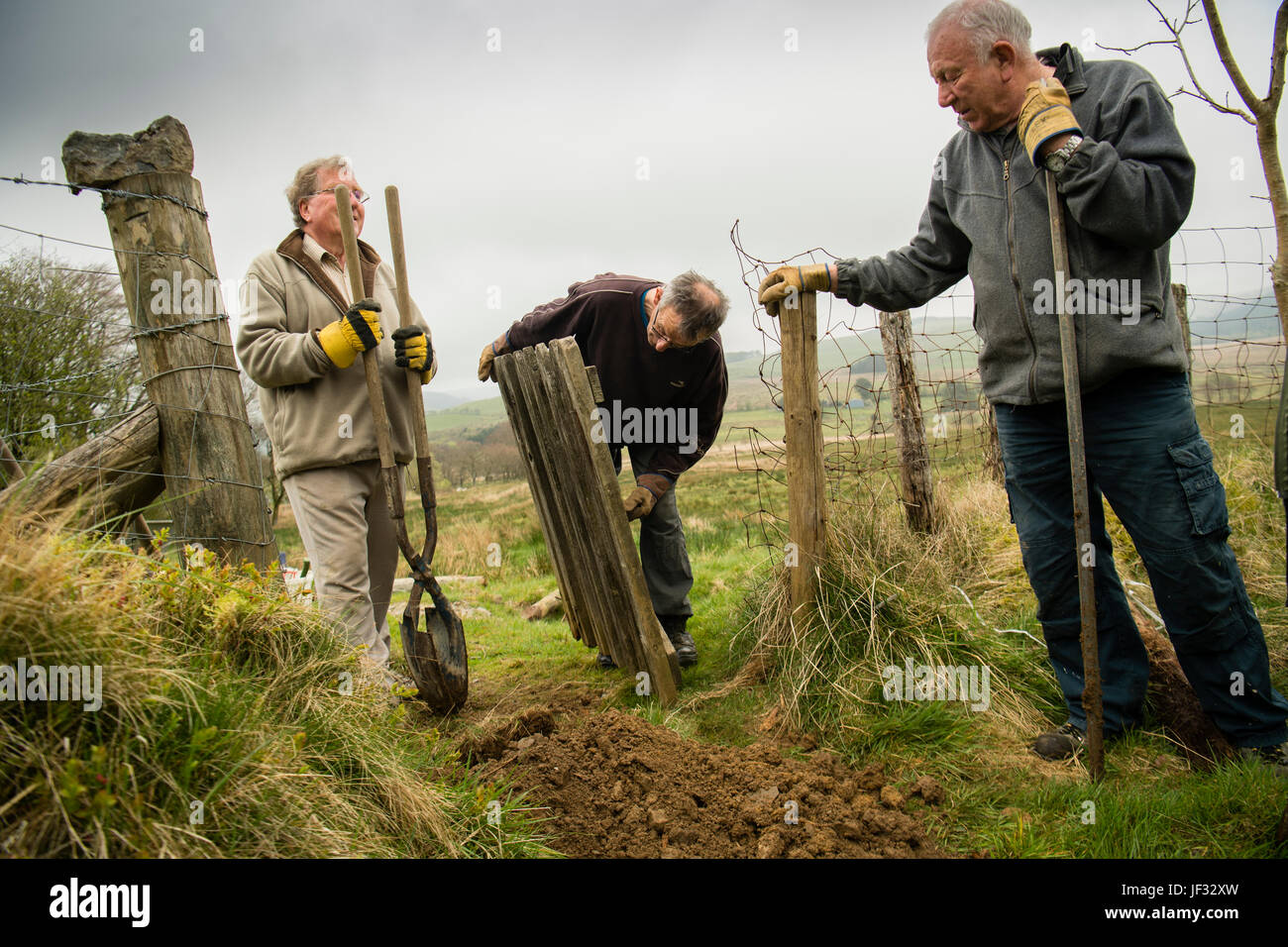 Repairing public footpath hi-res stock photography and images - Alamy