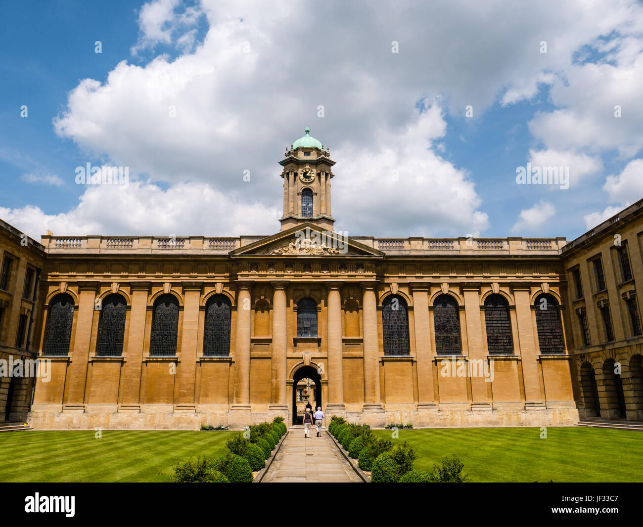 Queens College, Oxford University, Oxford, England, UK, GB Stock Photo ...
