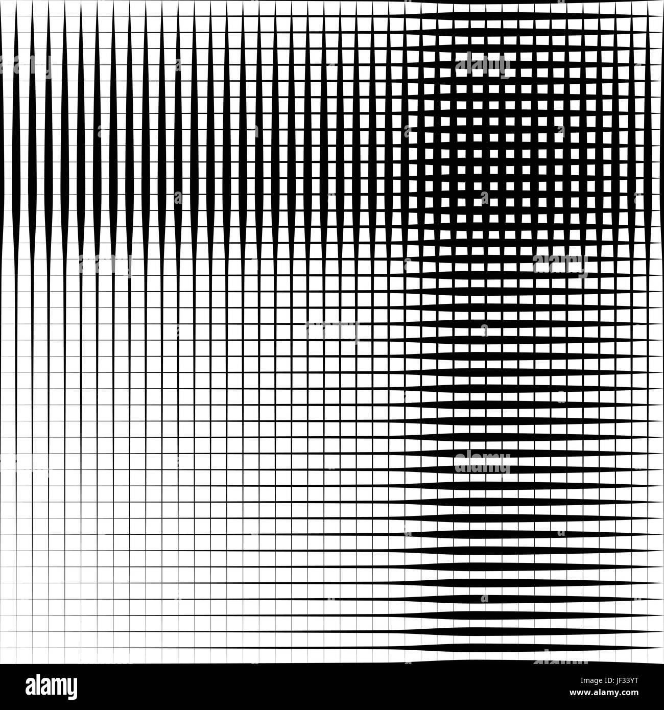 Geometric black and white texture. Mesh, grid pattern of lines Stock ...