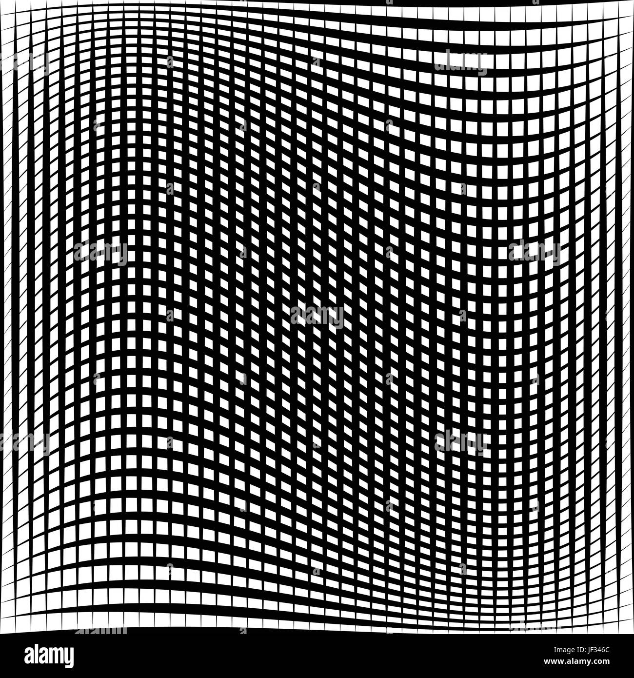 Geometric black and white texture. Mesh, grid pattern of lines Stock ...