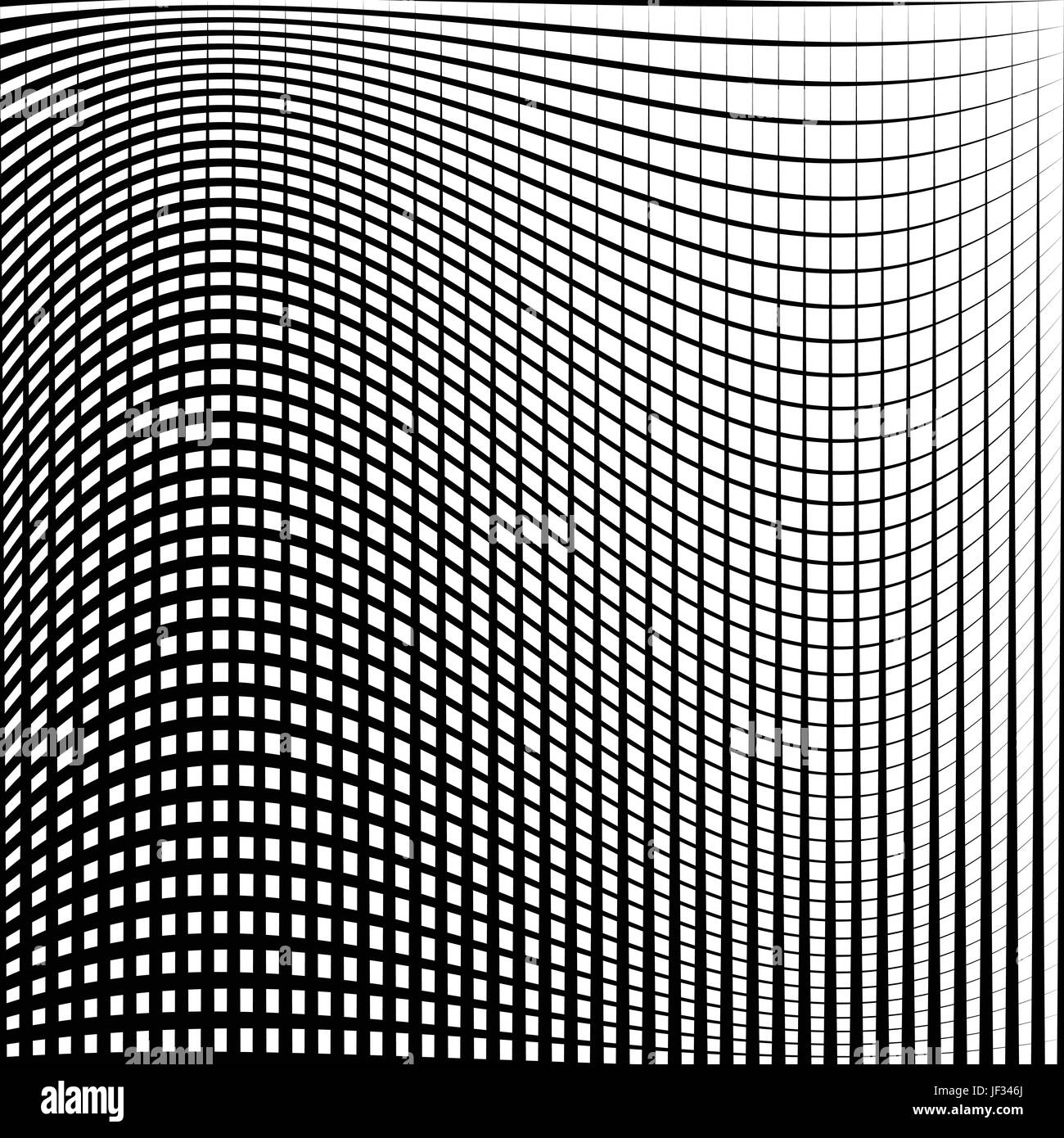 Geometric black and white texture. Mesh, grid pattern of lines Stock ...