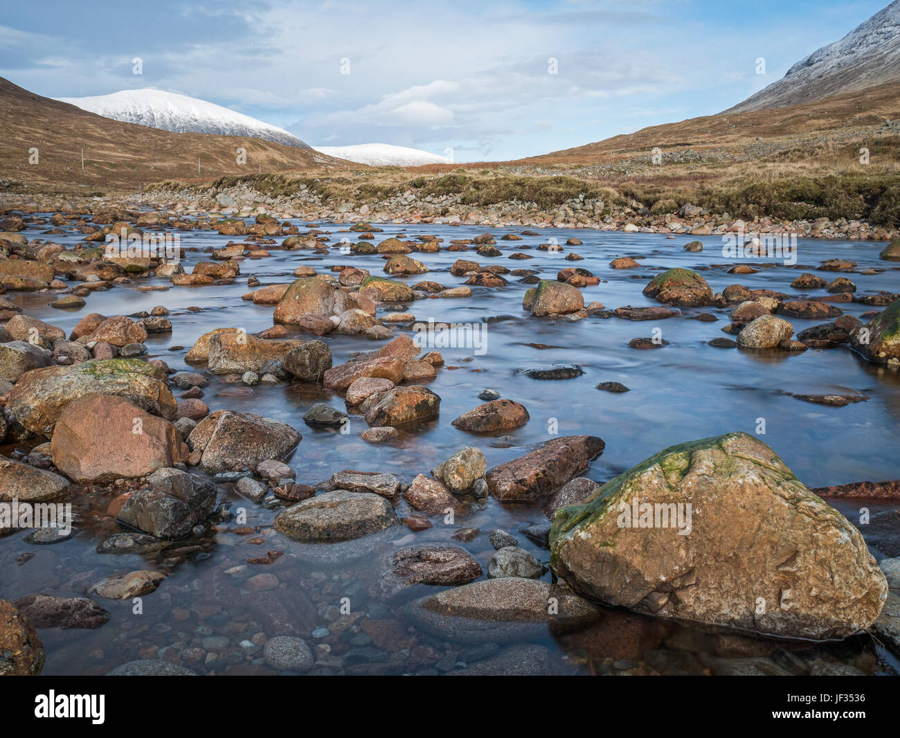 Glen Etive stream Stock Photo - Alamy