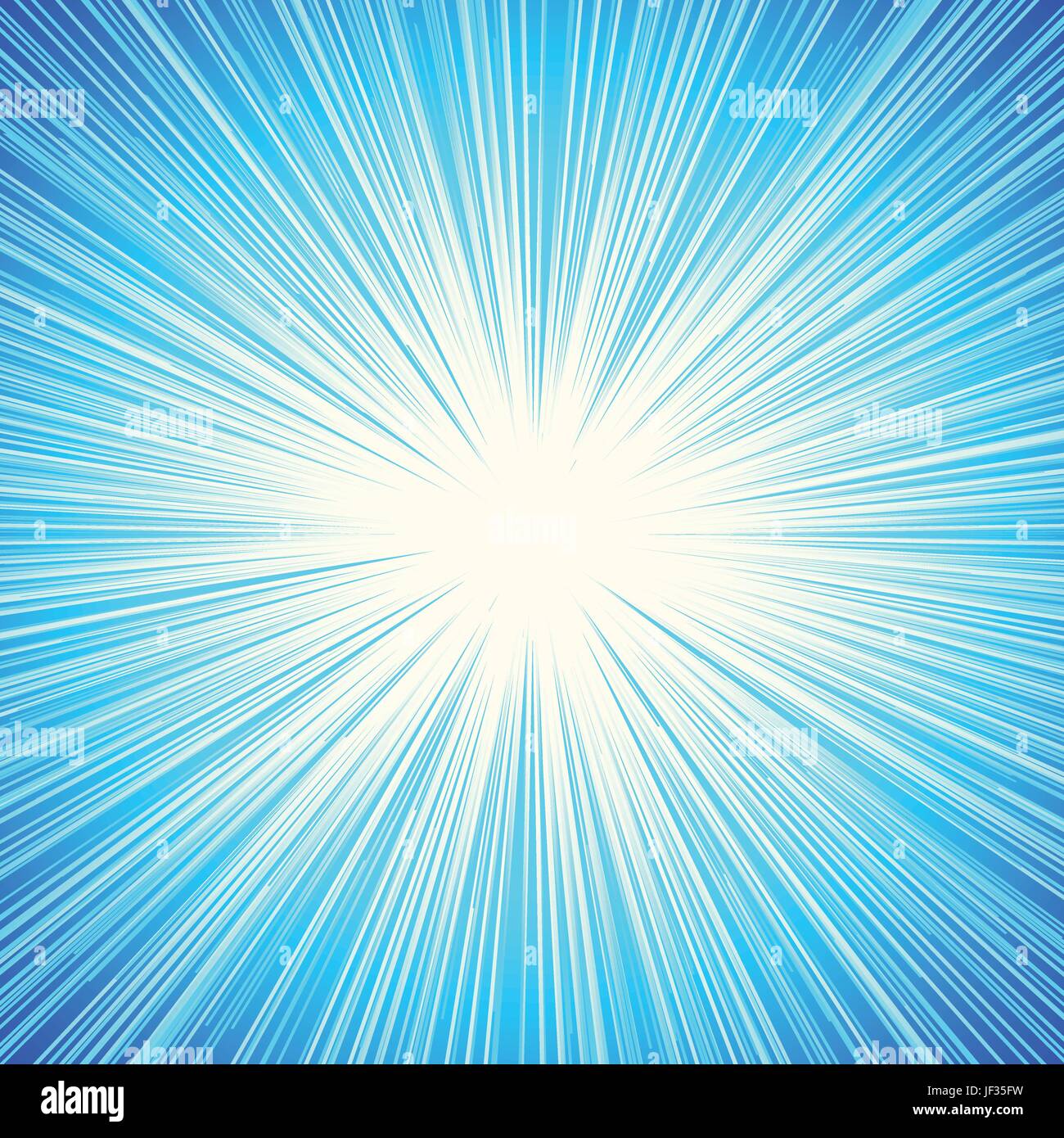 Starburst, sunburst, rays of light element. Circular, radial lines ...
