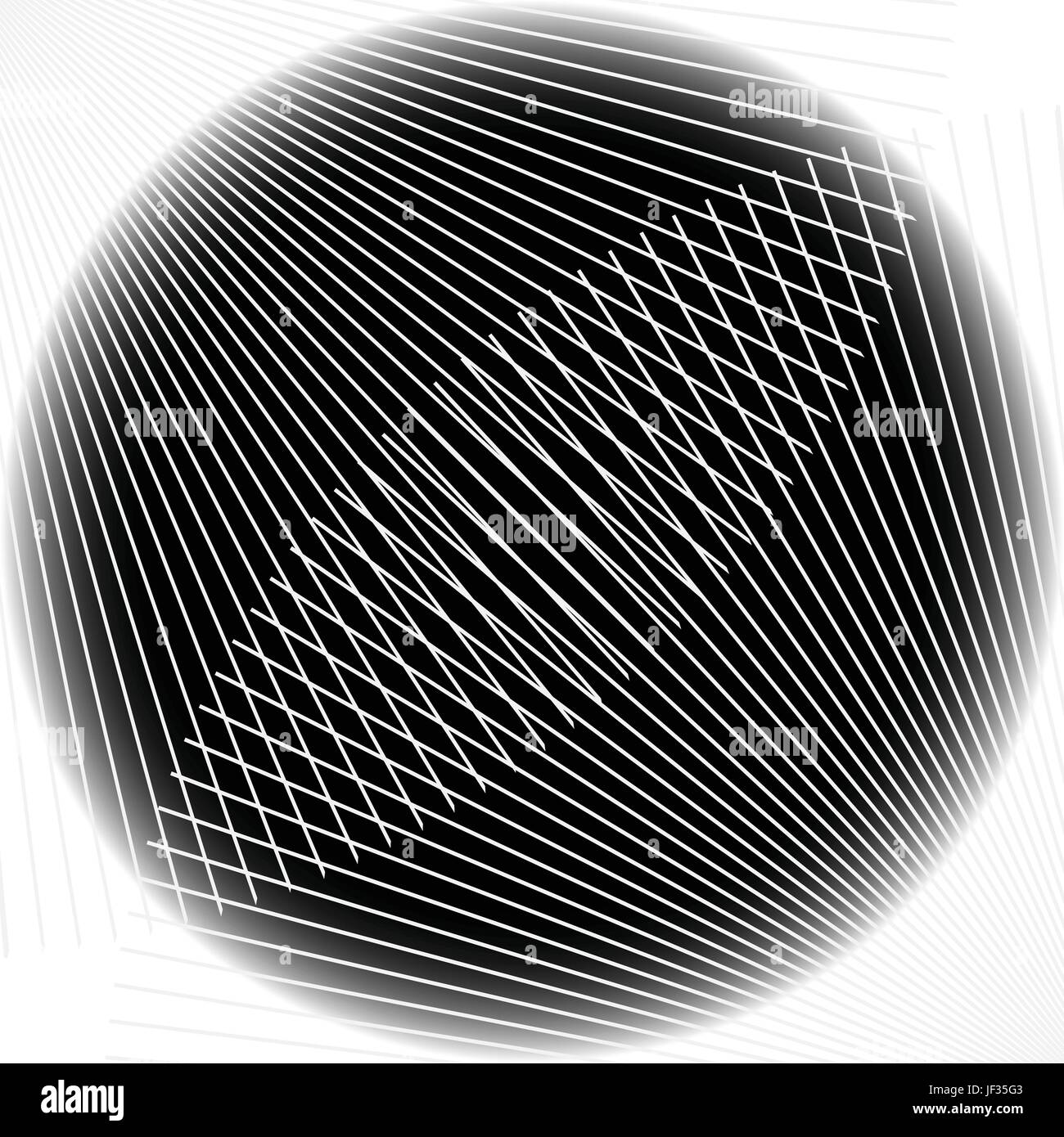 Radial lines element. Abstract geometric illustration. Radiating ...