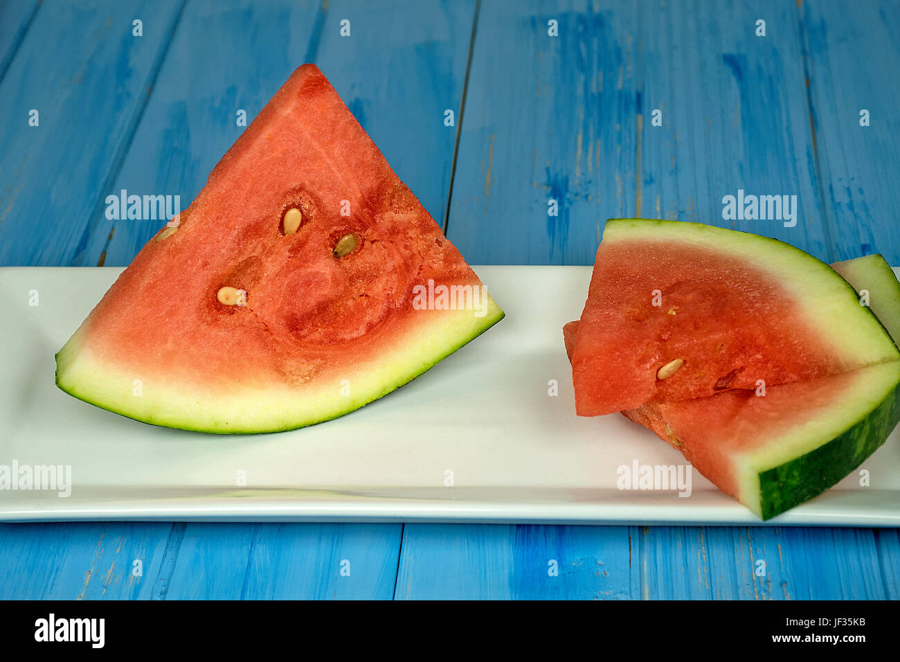 Watermelon wedges hi-res stock photography and images - Alamy