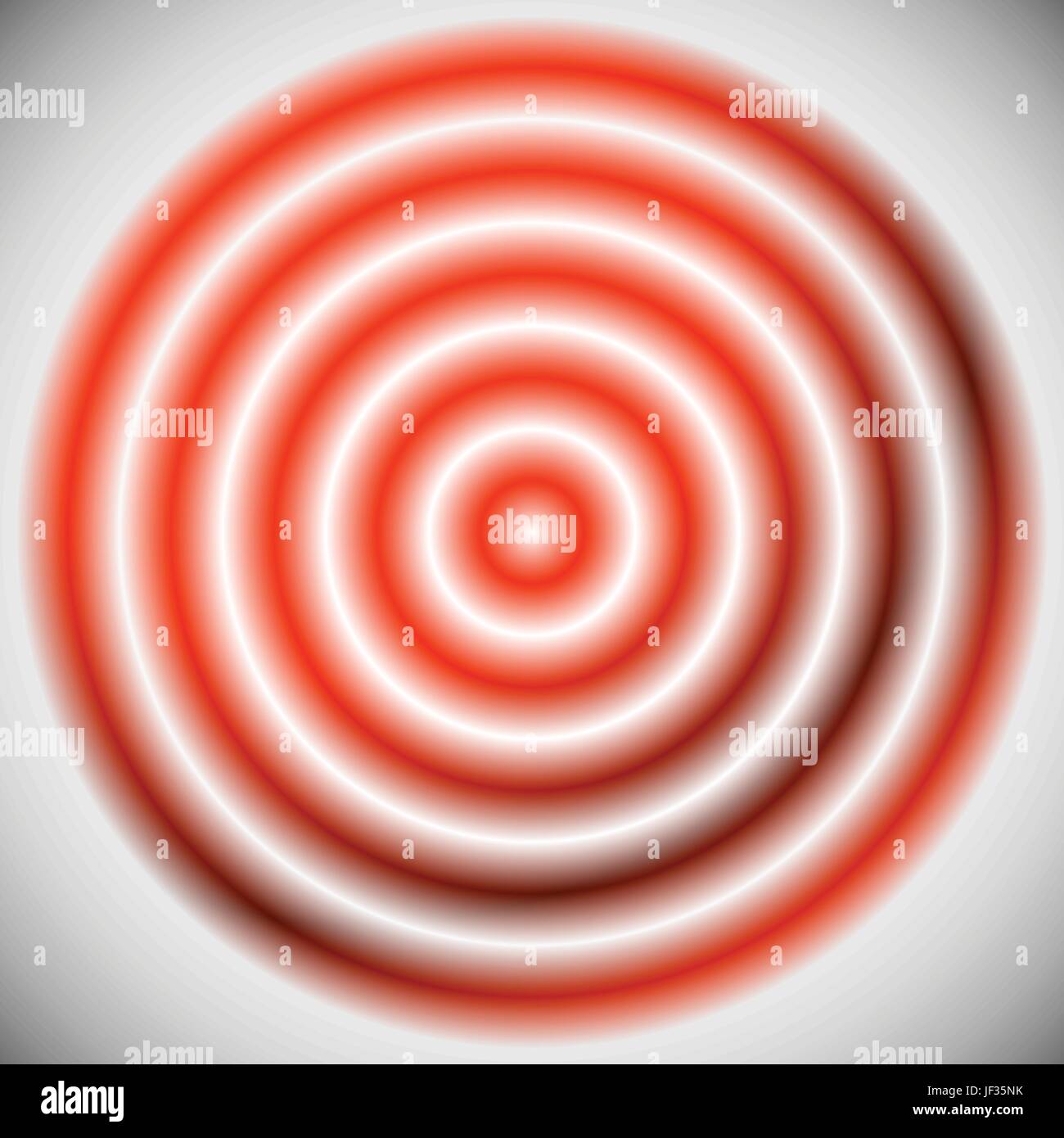 Circular pattern with concentric circles. Faded overlapping circle ...