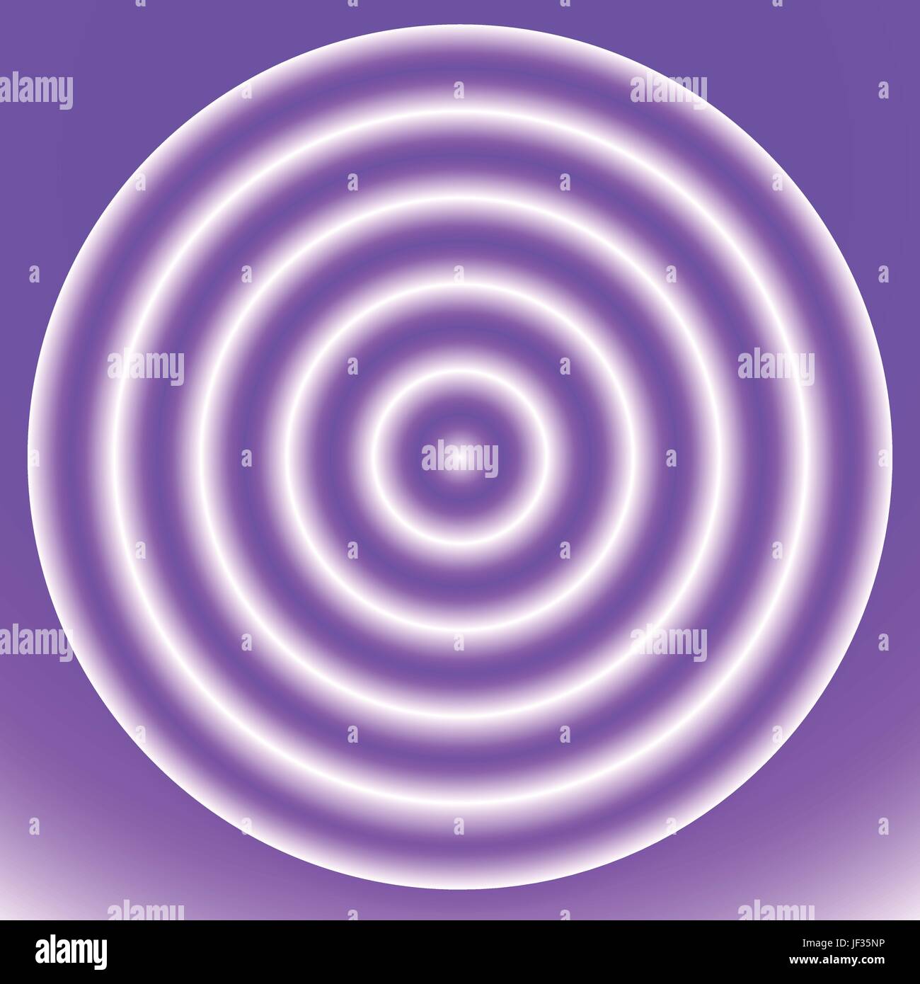Circular pattern with concentric circles. Faded overlapping circle ...