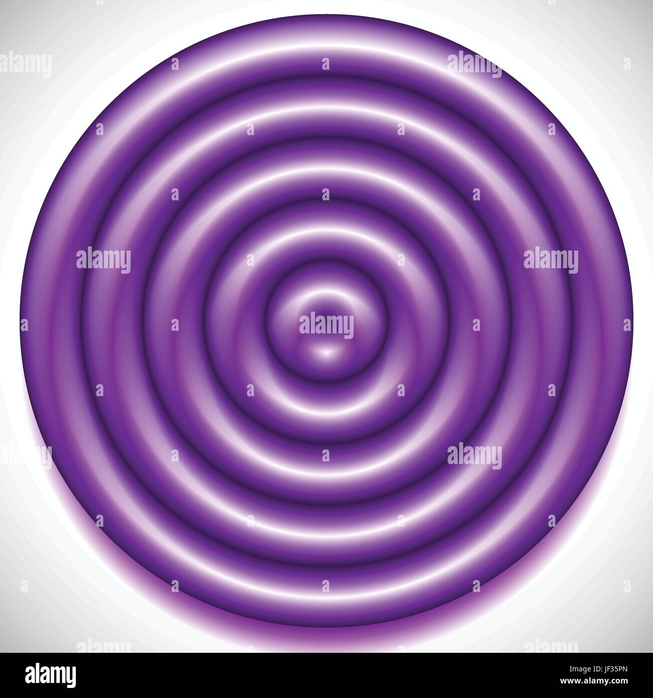 Circular pattern with concentric circles. Faded overlapping circle ...