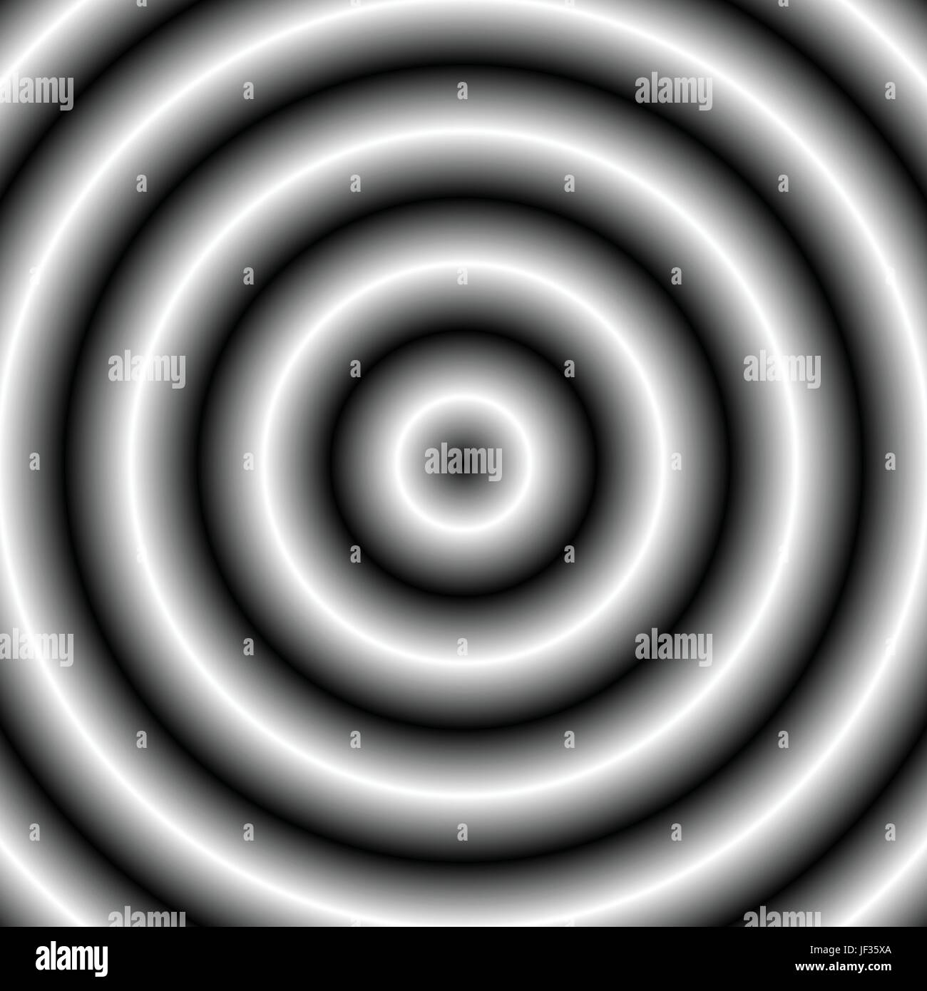 Circular pattern with concentric circles. Faded overlapping circle ...