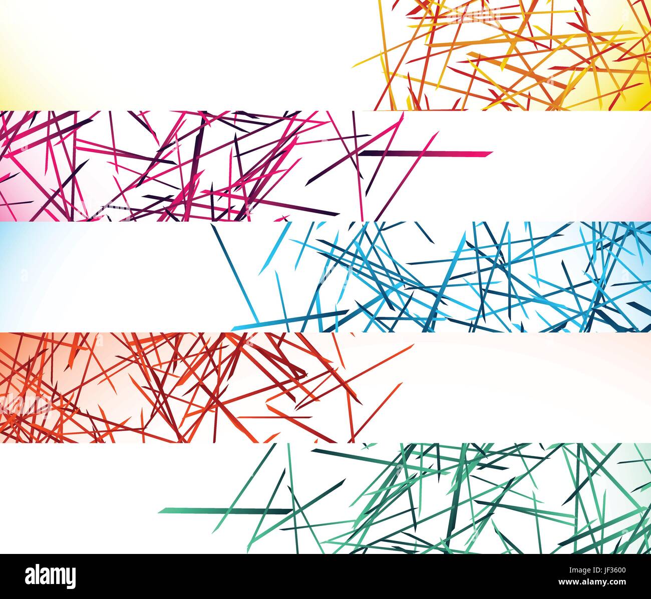 Banner, button backgrounds with abstract random, chaotic lines Stock ...