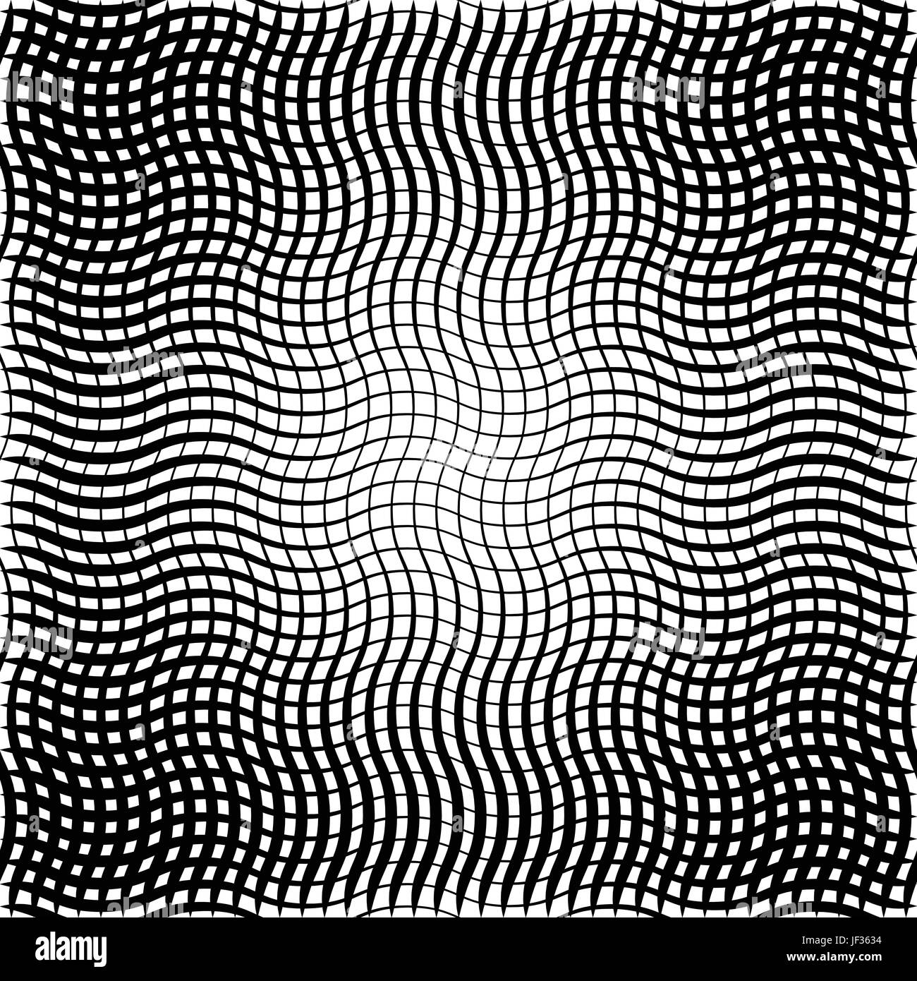 Geometric black and white texture. Mesh, grid pattern of lines Stock ...