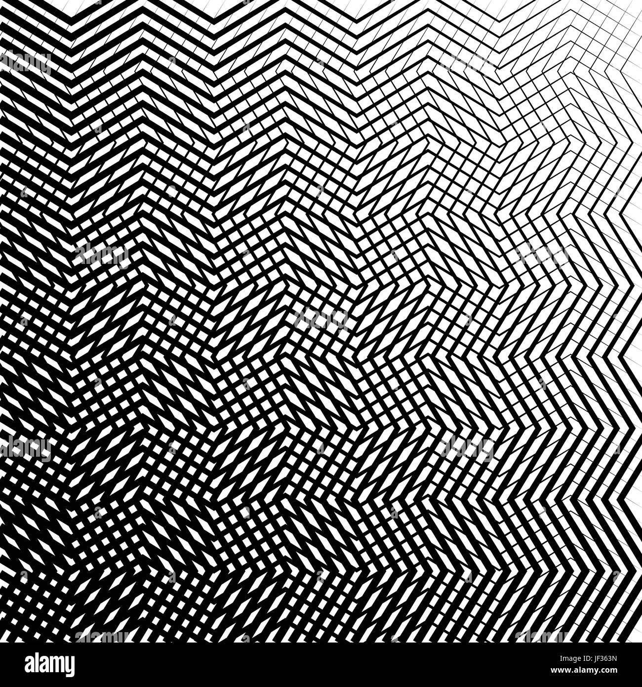 Geometric black and white texture. Mesh, grid pattern of lines Stock ...