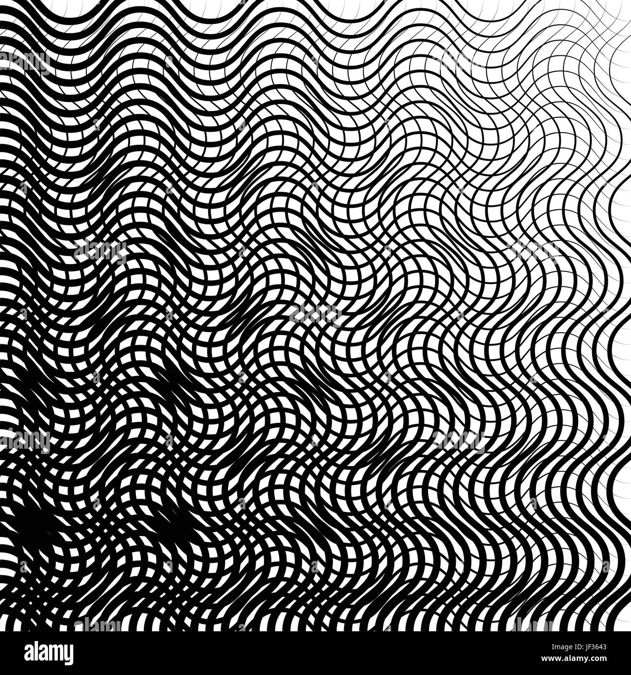 Geometric black and white texture. Mesh, grid pattern of lines Stock ...