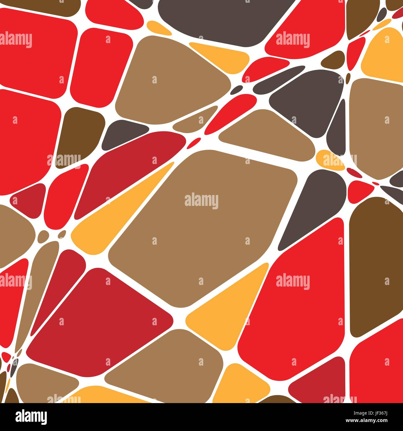 Random mosaic. Irregular cobblestone geometric pattern. Tessellating ...