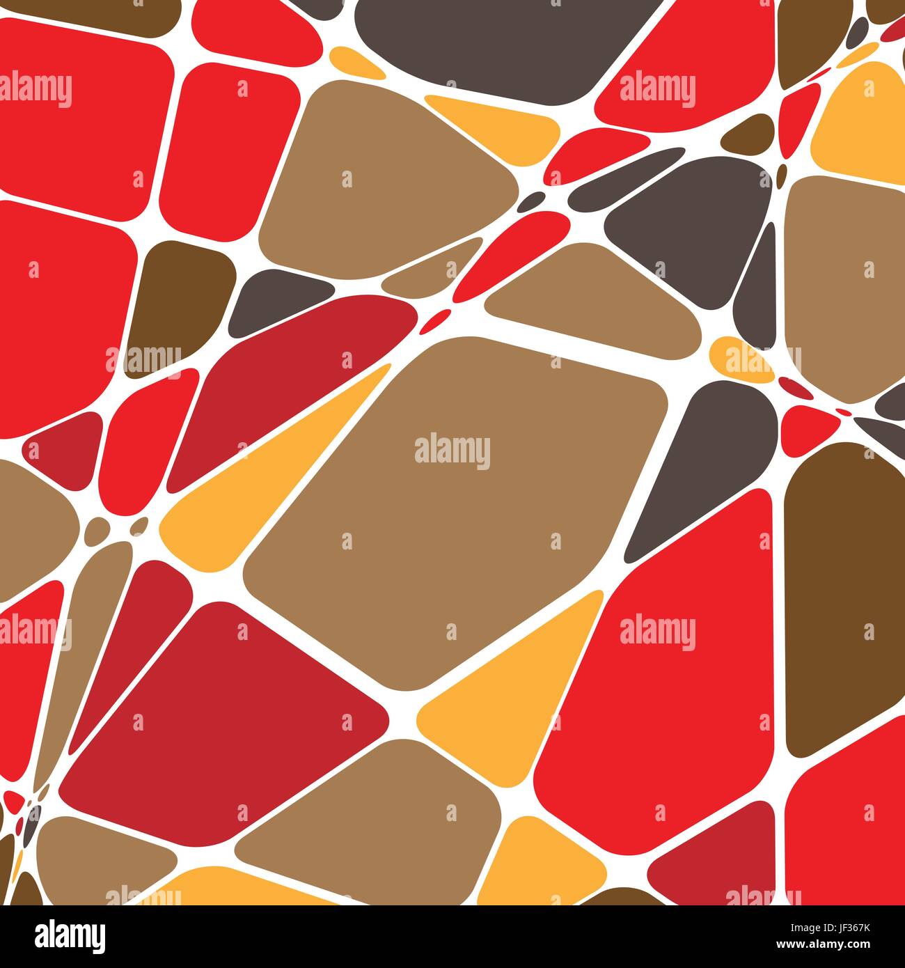 Random mosaic. Irregular cobblestone geometric pattern. Tessellating ...