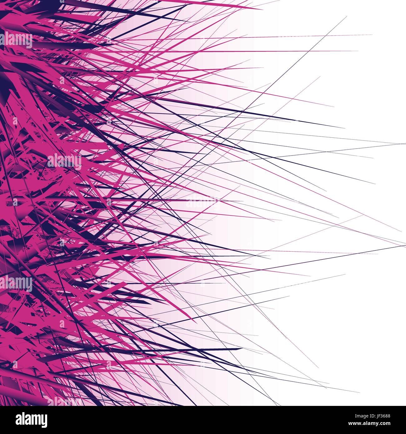 Abstract digital art with array of random lines. Use as poster, flyer ...