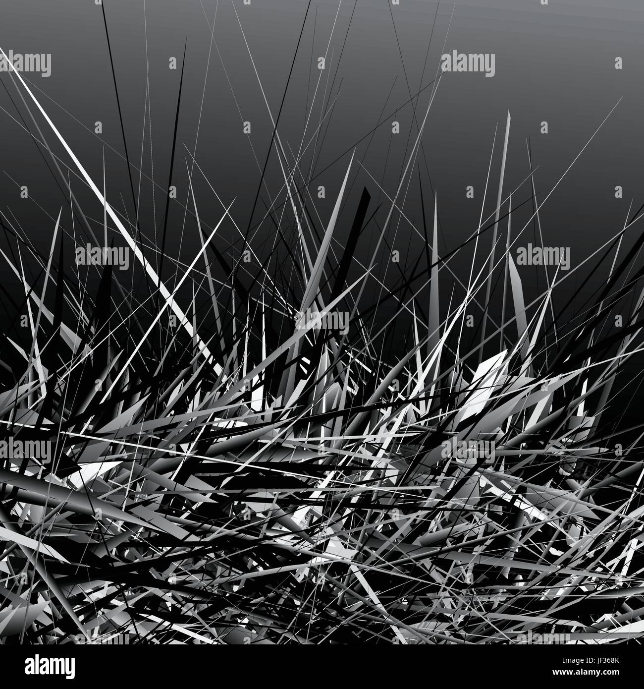 Black and white amorphous texture with random elements. Messy, chaotic ...