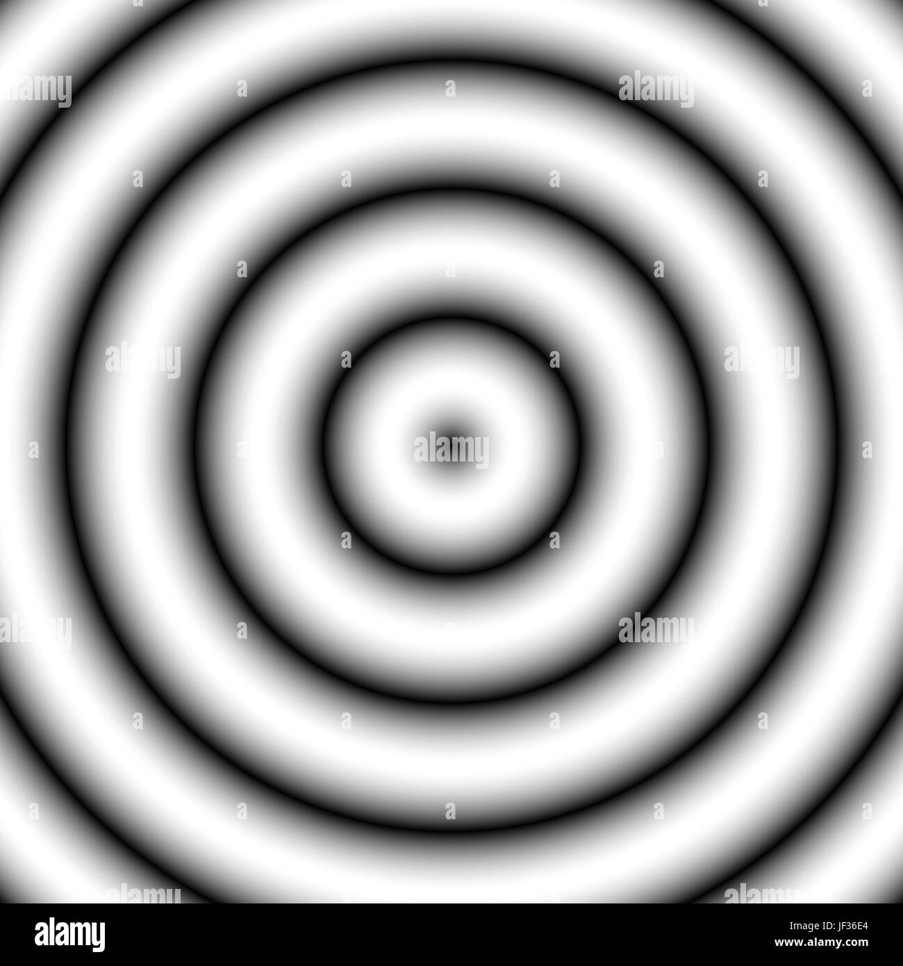 Circular pattern with concentric circles. Faded overlapping circle ...