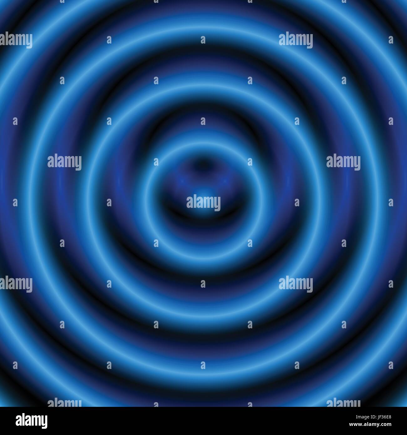 Circular pattern with concentric circles. Faded overlapping circle ...