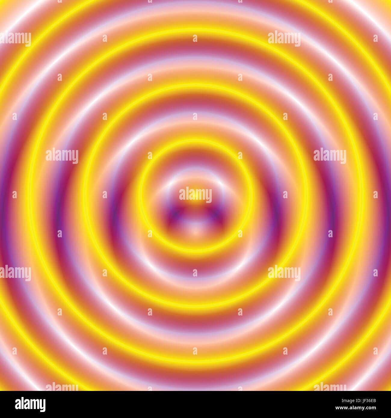 Circular pattern with concentric circles. Faded overlapping circle ...