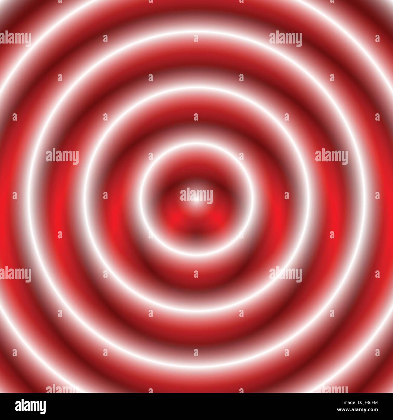 Circular pattern with concentric circles. Faded overlapping circle ...