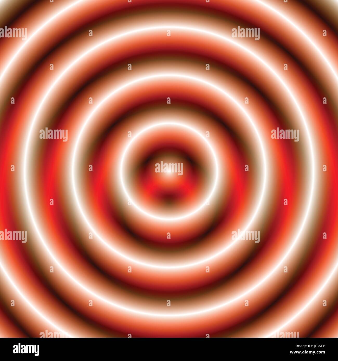 Circular pattern with concentric circles. Faded overlapping circle ...