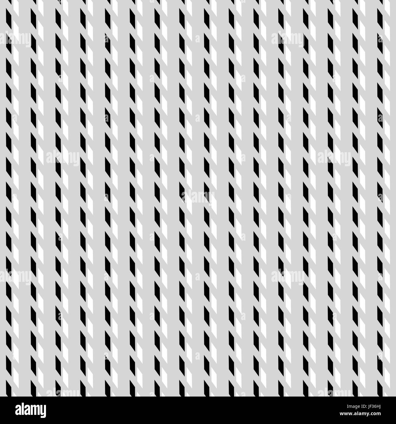 Black and white seamless geometric pattern. Repeatable texture / background with array ...