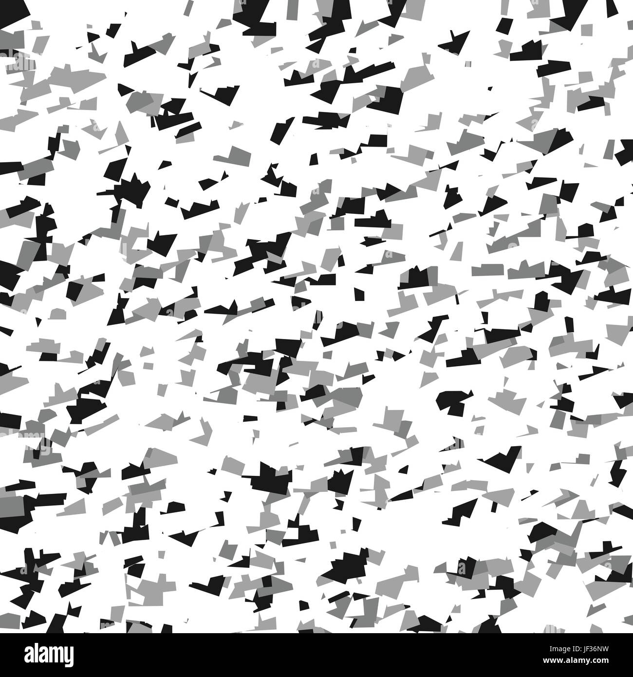 Black and white amorphous texture with random elements. Messy, chaotic ...