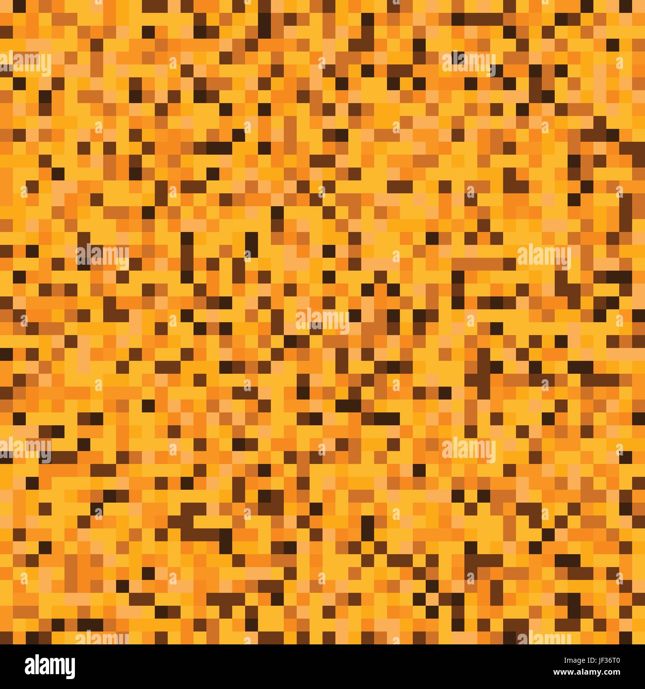 Minimal seamless pixelated mosaic pattern with random pixels. Repeatble ...