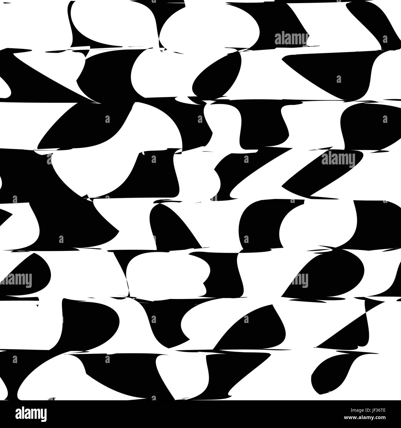 Repeatable pattern with random shapes. Abstract geometric illustration ...