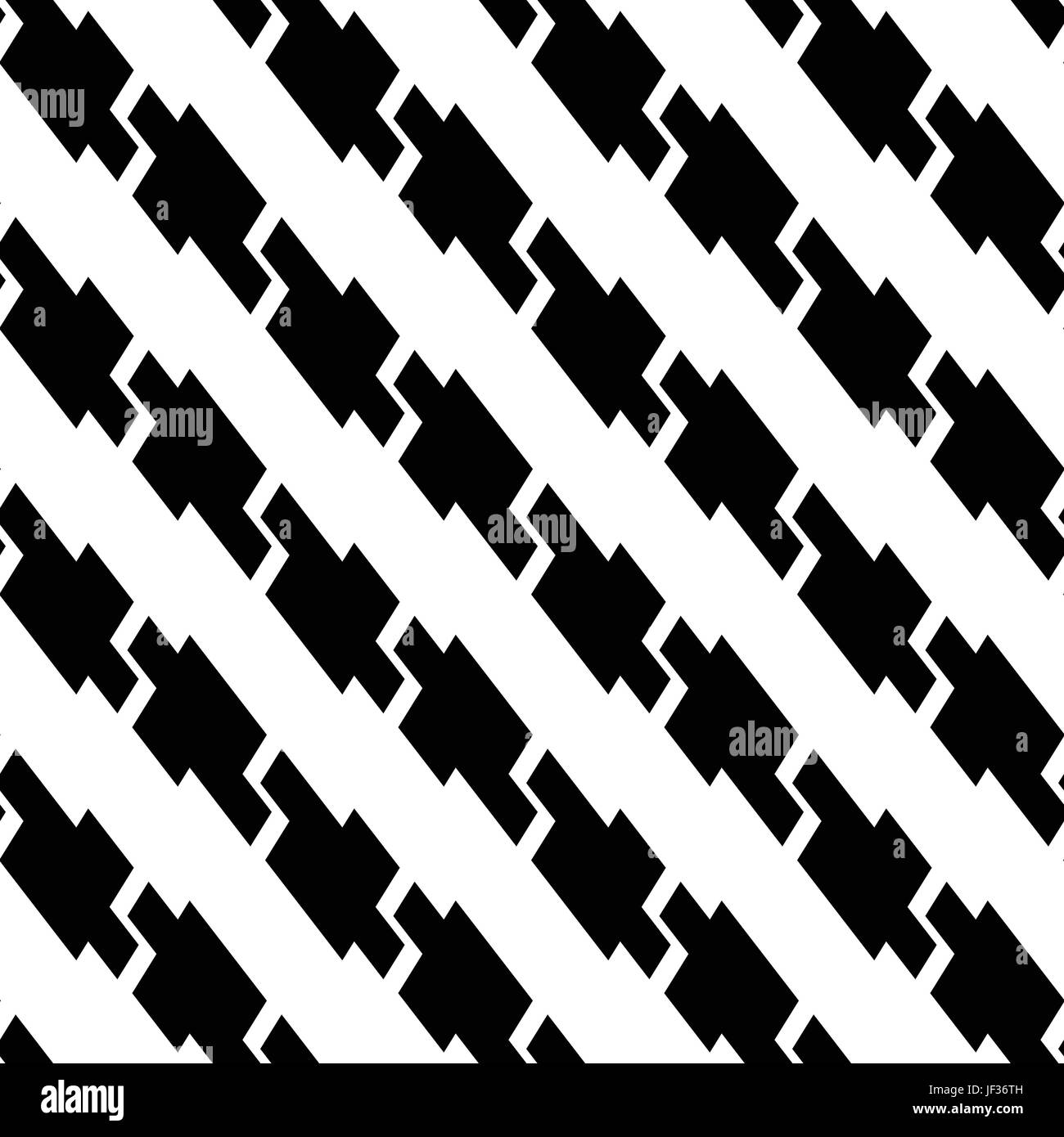 Black and white seamless geometric pattern. Repeatable texture / background with array ...