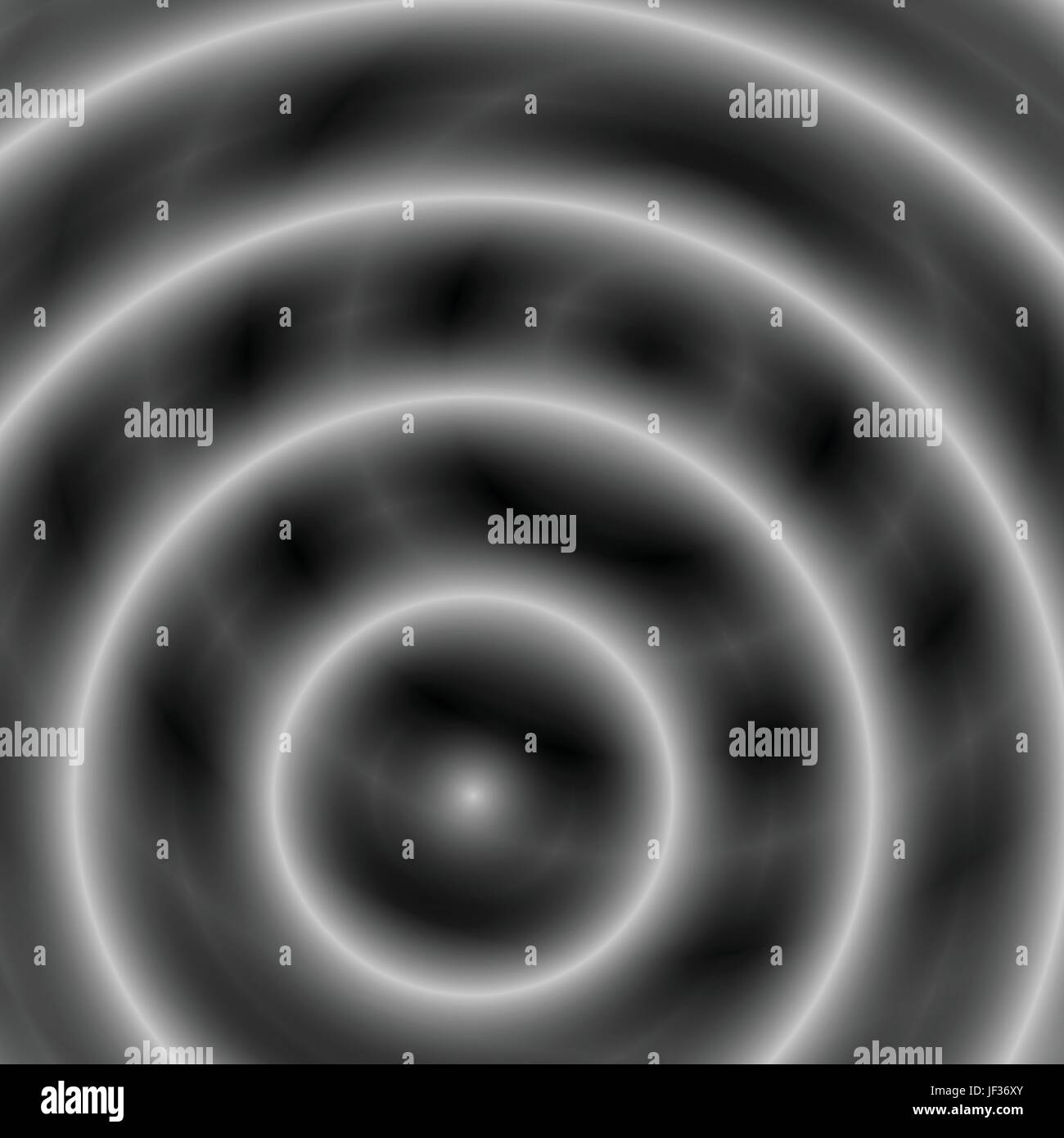 Circular pattern with concentric circles. Faded overlapping circle ...