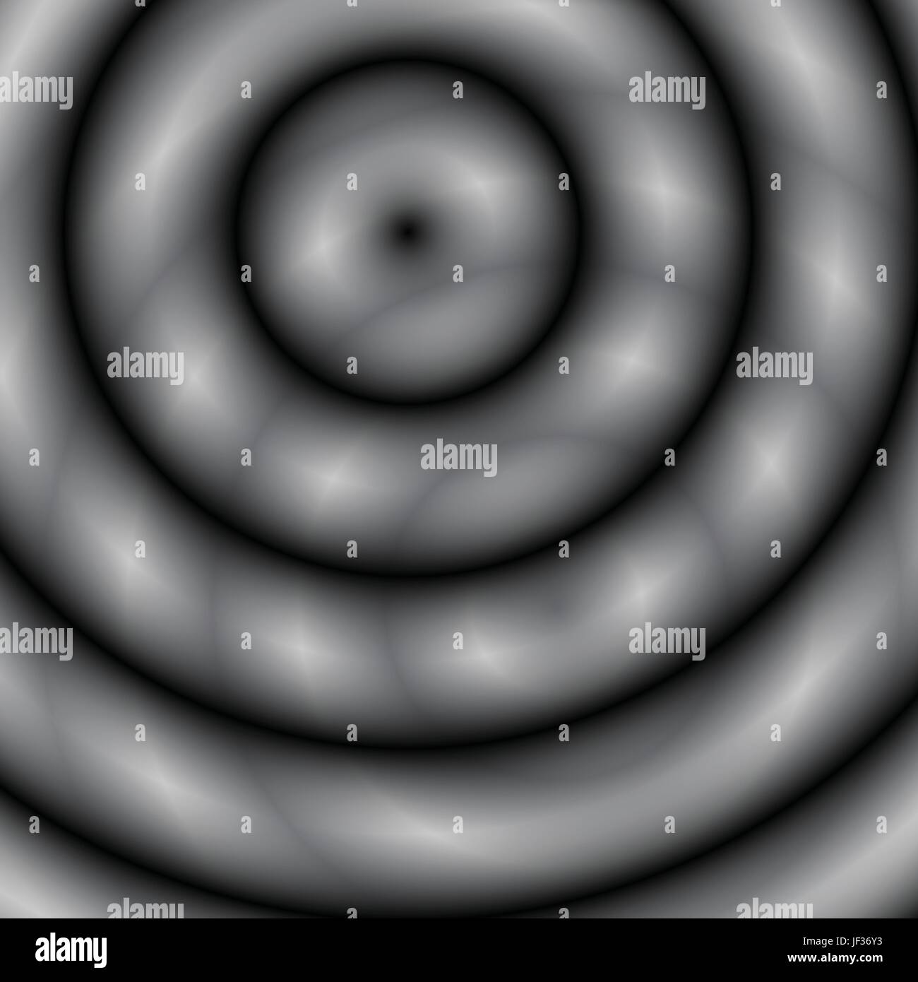 Circular pattern with concentric circles. Faded overlapping circle ...