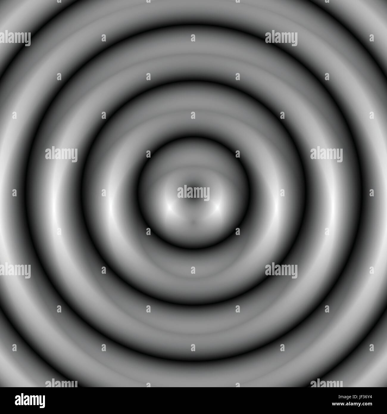 Circular pattern with concentric circles. Faded overlapping circle ...
