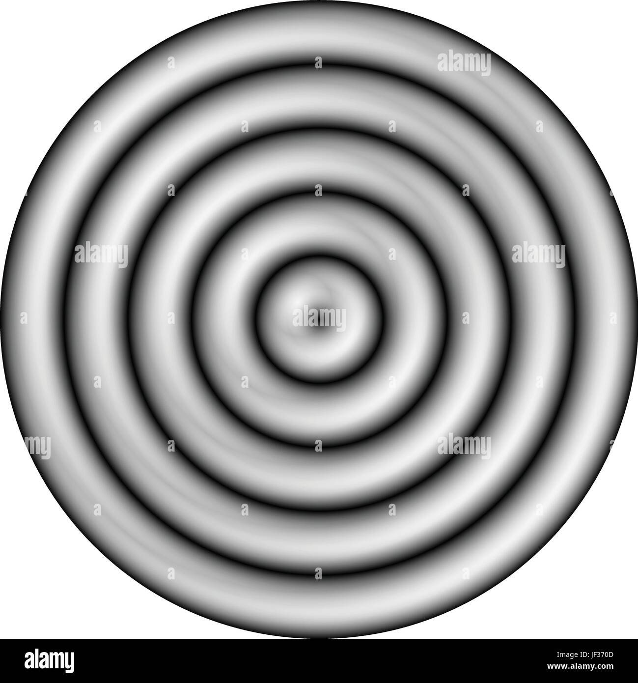 Circular pattern with concentric circles. Faded overlapping circle shapes, abstract ripple ...