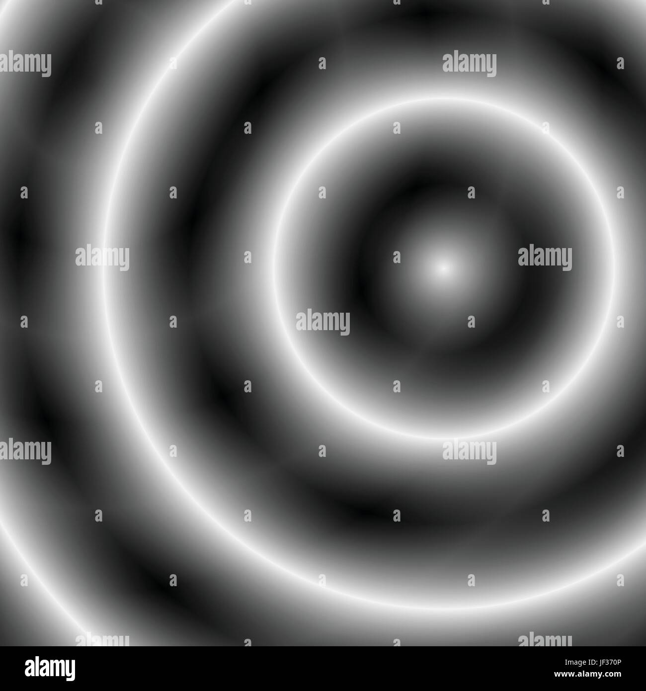 Circular pattern with concentric circles. Faded overlapping circle ...